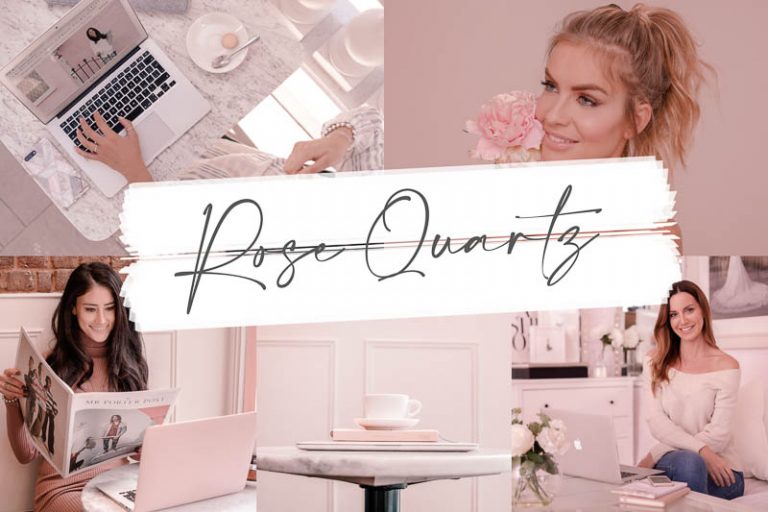 Rose Quartz Lightroom Desktop & Mobile Presets - Kate & Co.