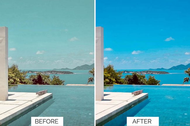 Blue Sky Lightroom Desktop & Mobile Presets - Kate & Co.